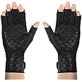 Amazon.com: Thermoskin Premium Arthritic Gloves Pair, Black, Relieves ...