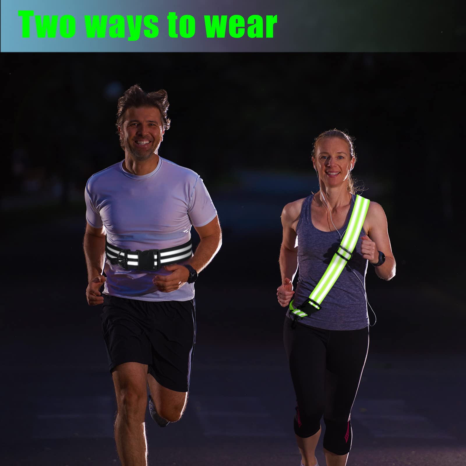 Mua Saintrygo Reflective Sash Reflective Running Gear High Visibility ...