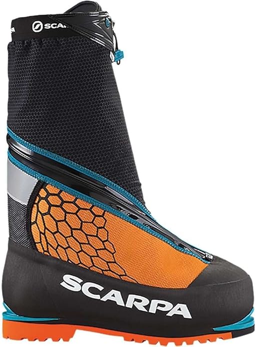 Scarpa Men's Phantom 8000 Mountaineering Boot-m, Black/Orange, 48 EU/14 ...