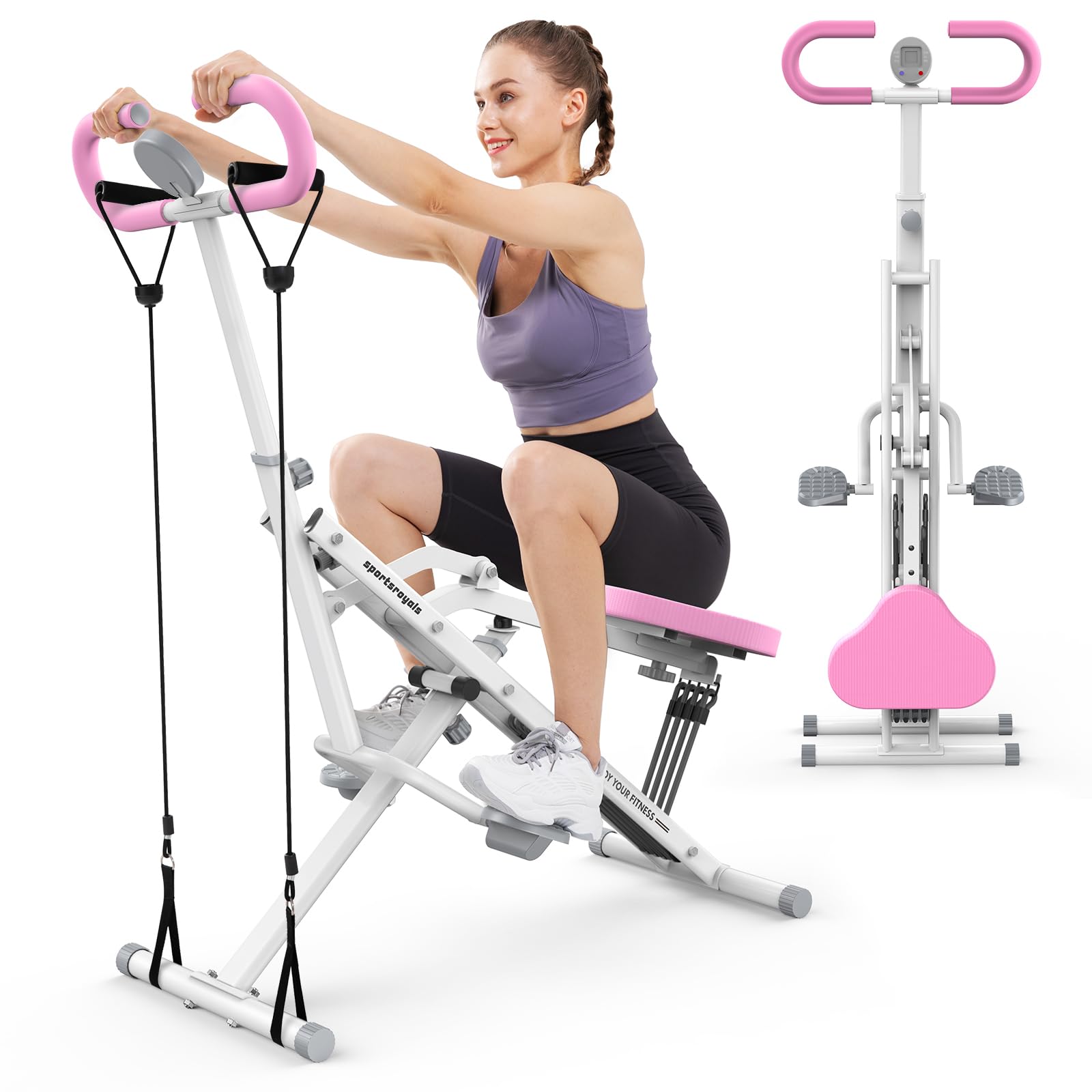 Mua Sportsroyals Pink Squat Machine for Home,Rodeo Core Exercise ...