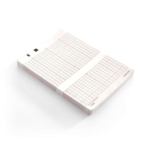 MediChoice ECG/EKG Chart Paper, Z-Fold, Orange Grid, Fetal Monitor ...