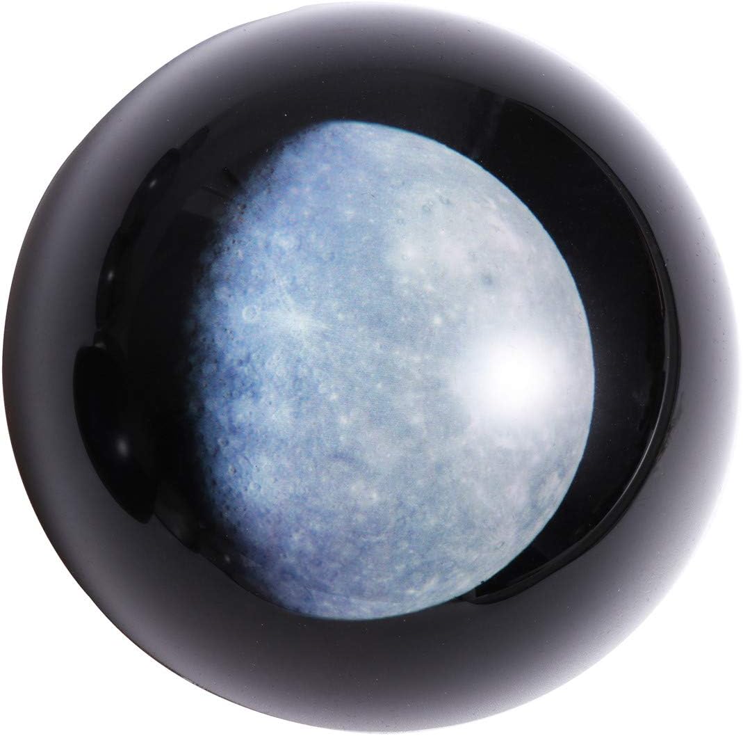 Amazon.com: HANUR Crystal Moon Paperweight Glass Globe Hemisphere Press ...