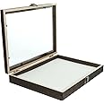Amazon.com: Cabilock Display Case Wooden Collection Box with Clear ...