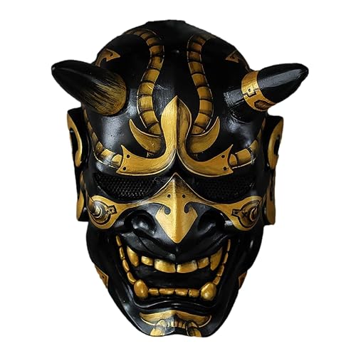 GK-O Halloween Japanese Hannya Mask Devil Demon Oni Samurai Prajna Prop ...