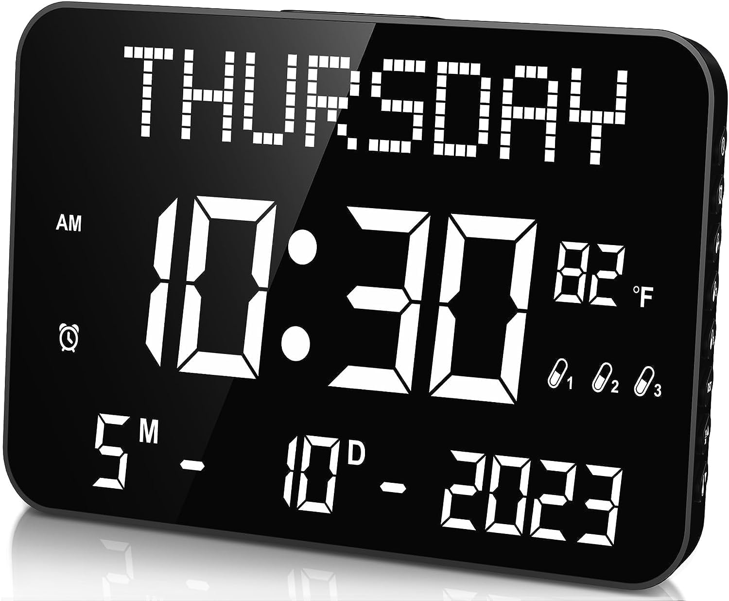 Mua Upgraded 11.2" Large Digital Calendar Clock with Day and Date ...