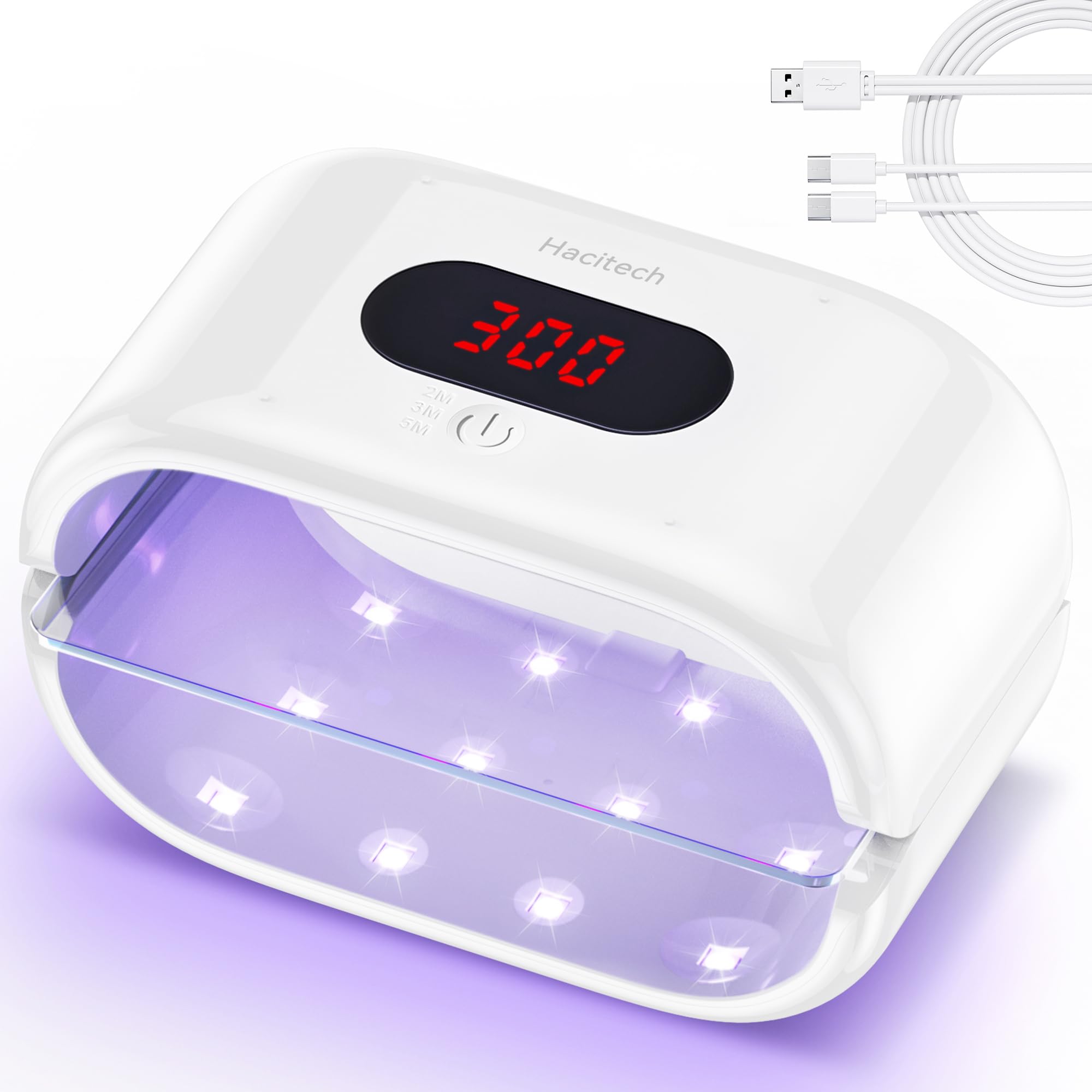 HACITECH UV Light for Resin?36W Two-Sided UV Resin Light with ...