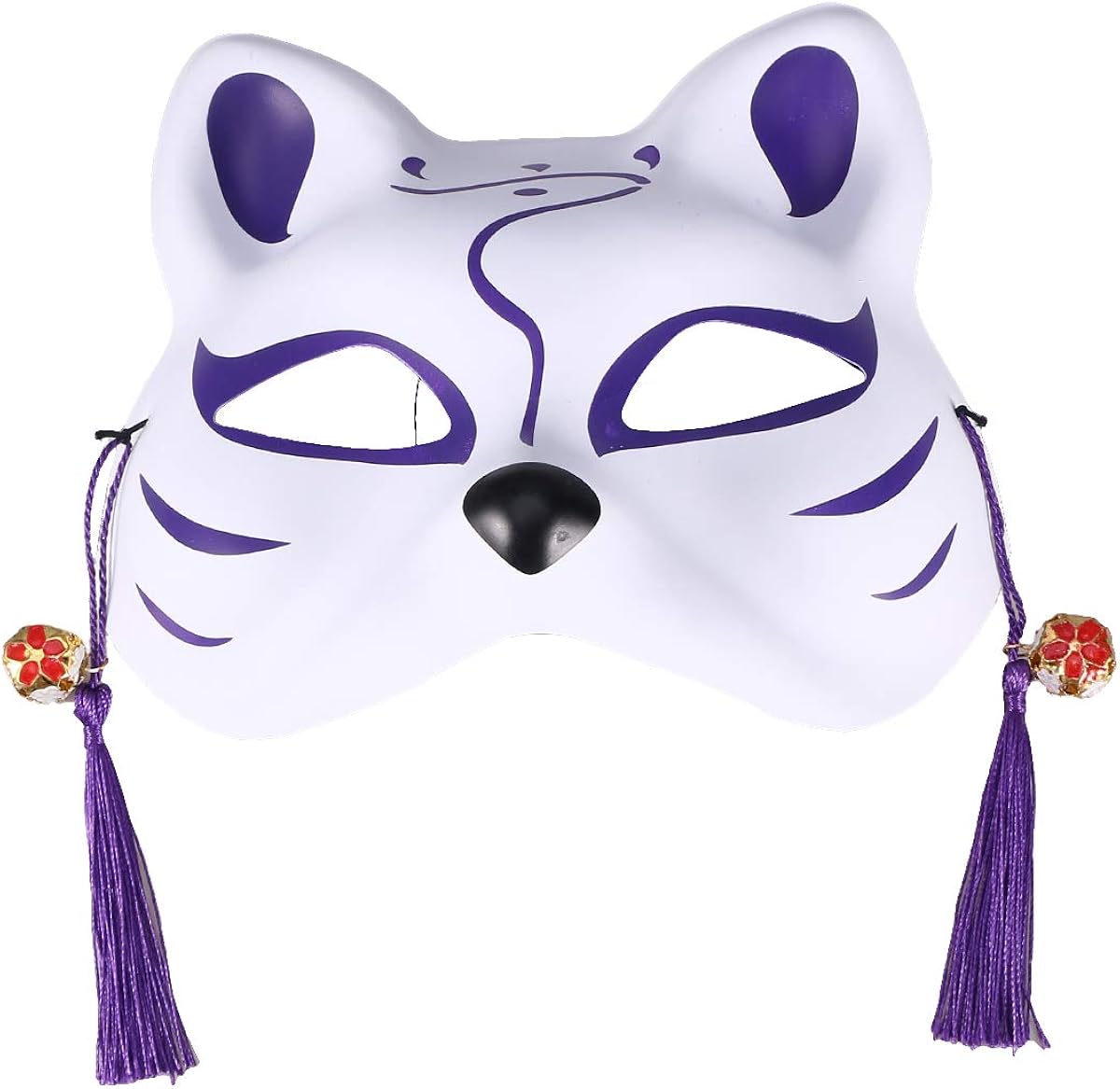 PRETYZOOM Full Face Animation Cat Mask Japanese Style Cosplay Props ...