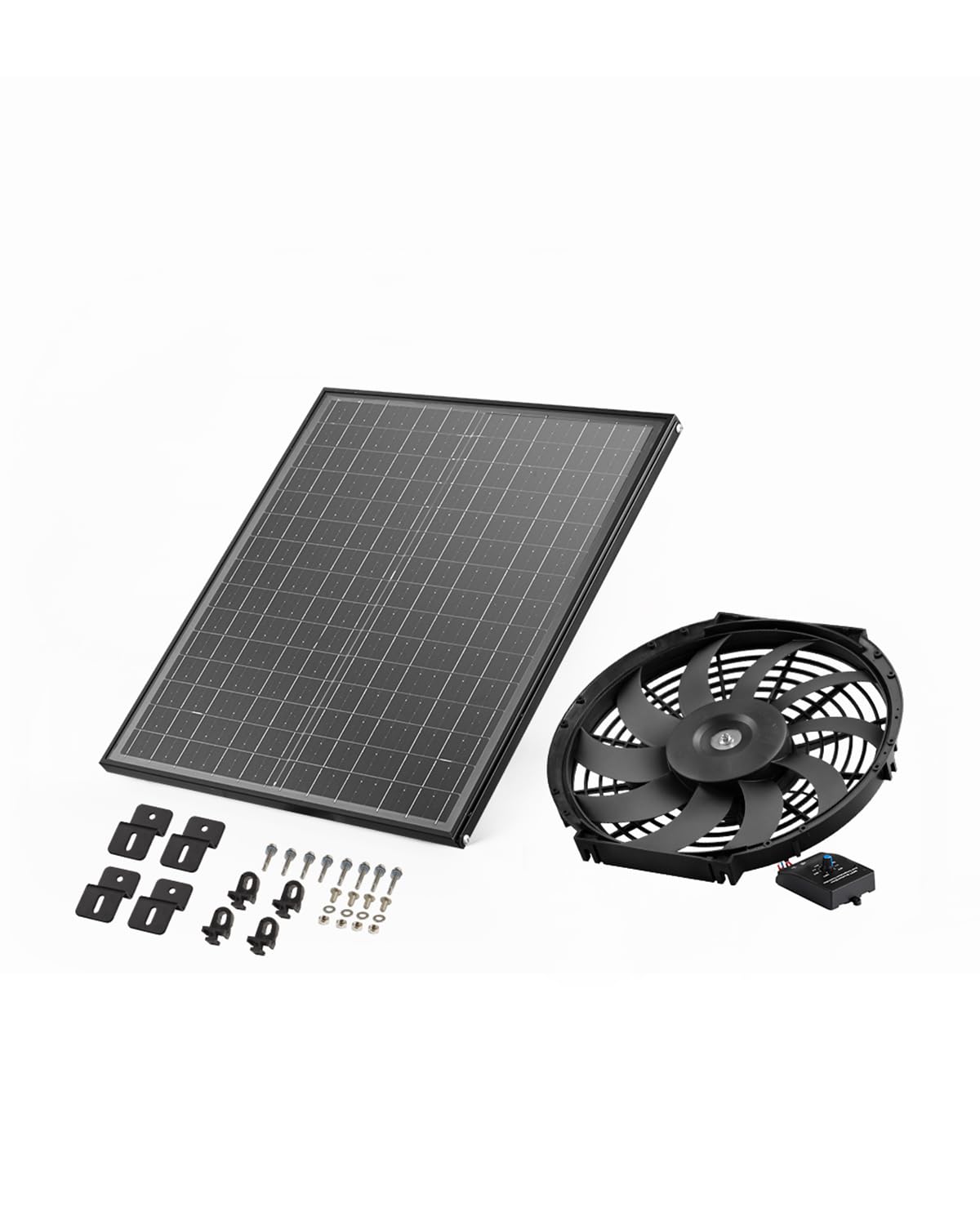 VEVOR Gable Mount Fan, 12 Inch Solar Power Attic Exhaust Fan with ...