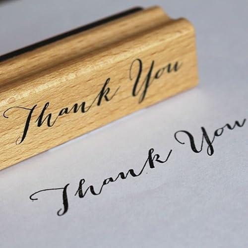 Thank You Wooden Rubber Stamp - Scrapbooking / Craft / DIY Tags ...
