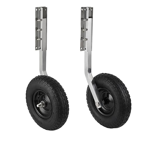 CHEINAUTO 500LBS Boat Launching Wheels Boat Transom Launching Wheel ...