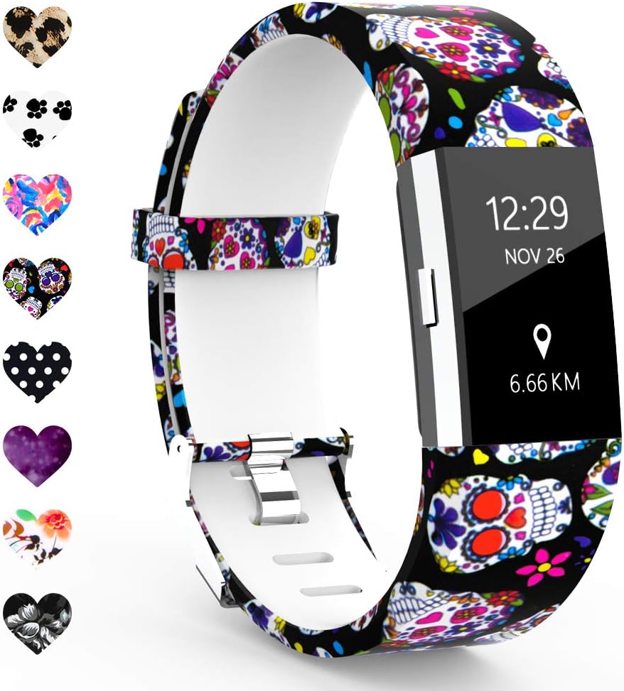 Amazon.com: TreasureMax Compatible with Fitbit Charge 2 Bands for Women ...