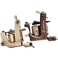 Amazon.com: Dragonhawk 2pcs Brass Coils Tattoo Machine Straight Shader ...