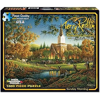 Amazon.com: White Mountain Puzzles Exclusive Collection - Sunday ...