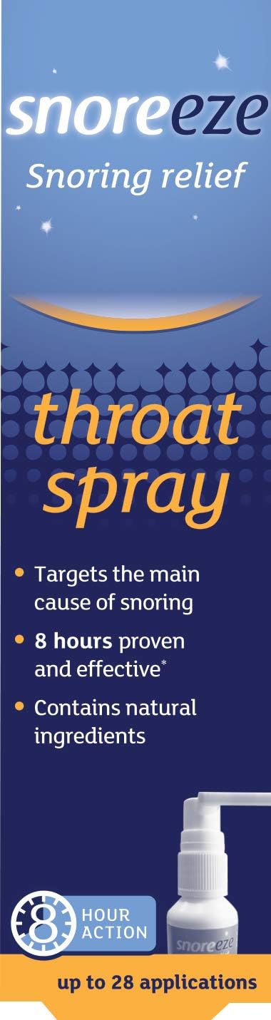 Snoreeze 14 ml Snoring Relief Throat Spray: Amazon.co.uk: Health ...