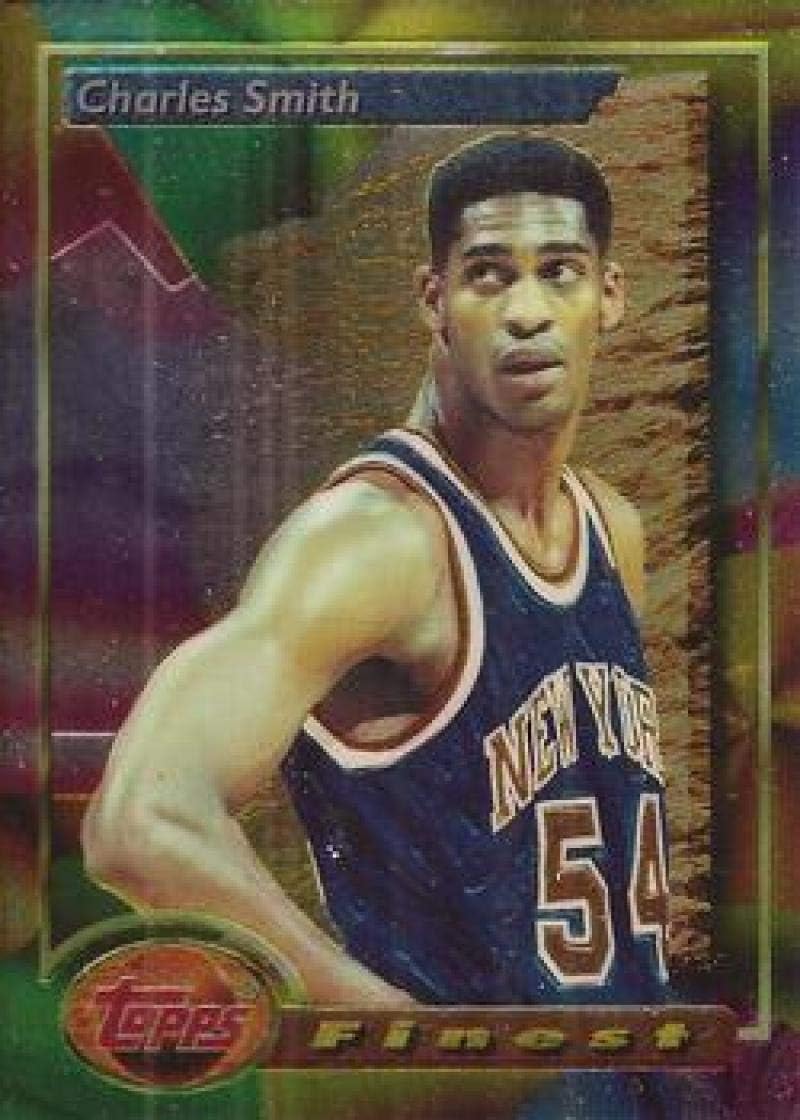 Amazon.com: Basketball NBA 1993-94 Finest #18 Charles Smith Knicks ...