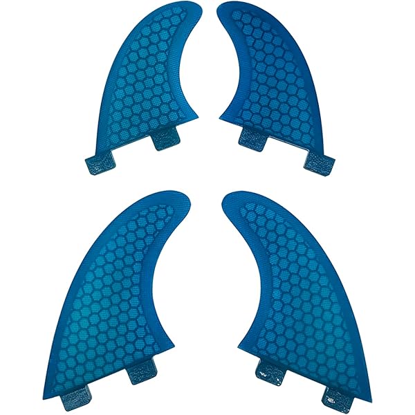 UPSURF surfboard fins Double Tabs 5fins サーフボードフィン K2.1サイズ 5枚セット サーフィン
