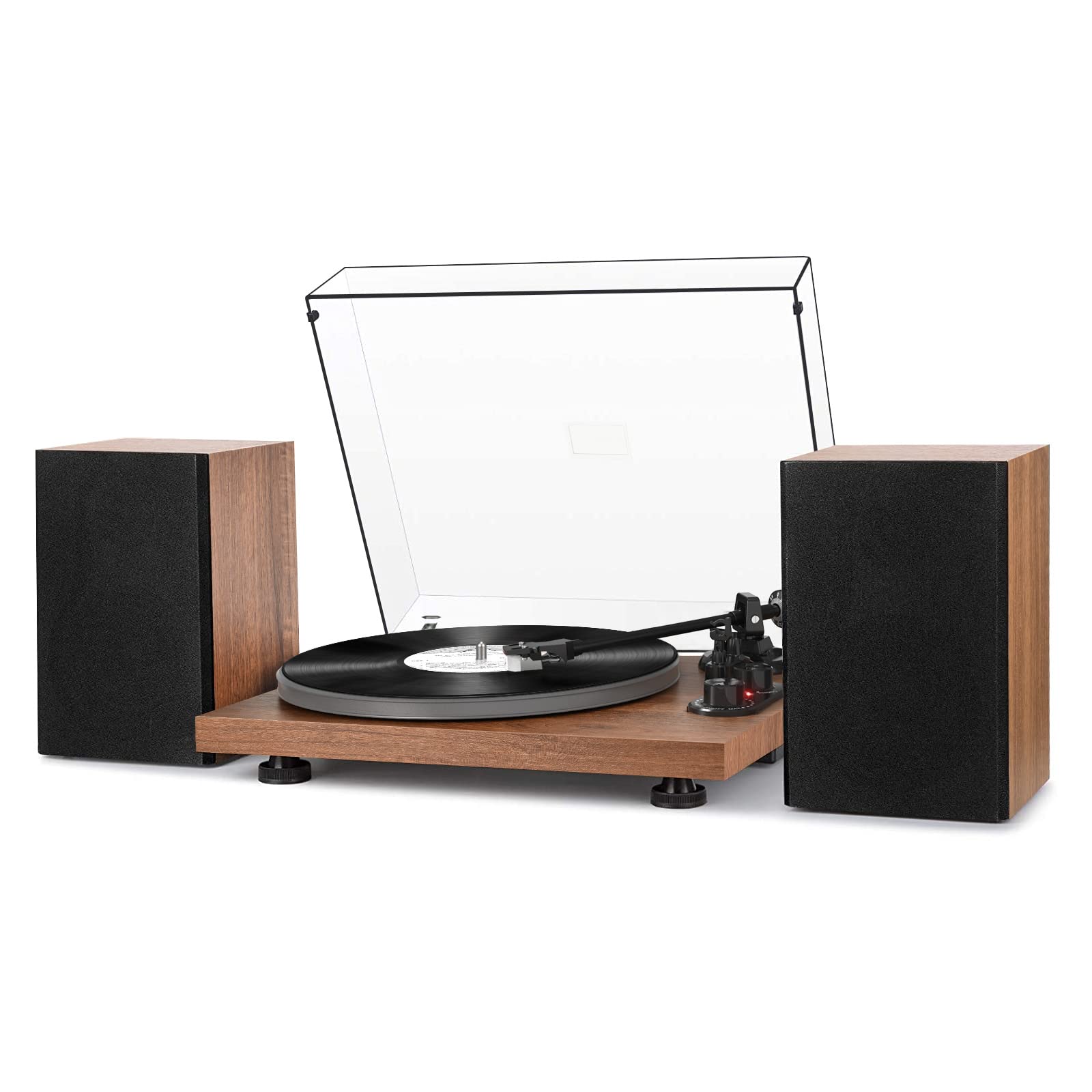 Mua Vinyl Record Player with 40W Bookshelf Speakers,Turntable with Two ...