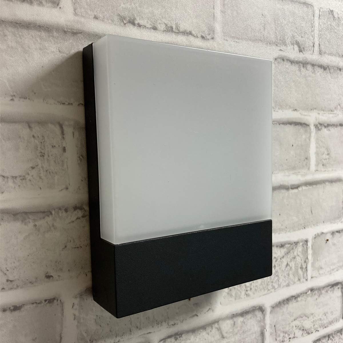 CGC Black Outdoor LED Door Number Sign Light Photocell Porch Doorway ...