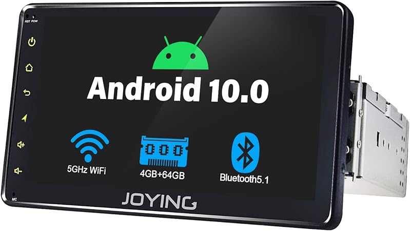 Amazon.com: JOYING Android 10 Single Din Car Stereo 7 Inch Touch Screen ...