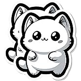 Amazon.com - eDesign 2-Pack Let It Burn Arson Cat Funny Cat Stickers ...