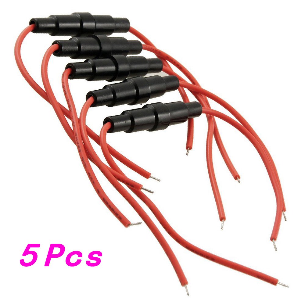 Pack Of 5 Uxcell A11101300ux0008 Uxcell 5 X 20 Mm AGC Fuse Holder pack-of-5-uxcell-a11101300ux0008-uxcell-5-x-20-mm-agc-fuse-holder