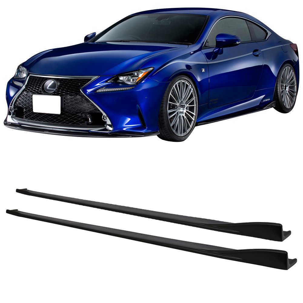 Body Side Skirts Fits 2015-2017 Lexus RC350 RC300 RC200T F-Sport ...