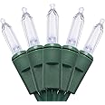 Amazon.com: MULTI-SPARKING Cool White Christmas Lights (11 Feet, 35 ...