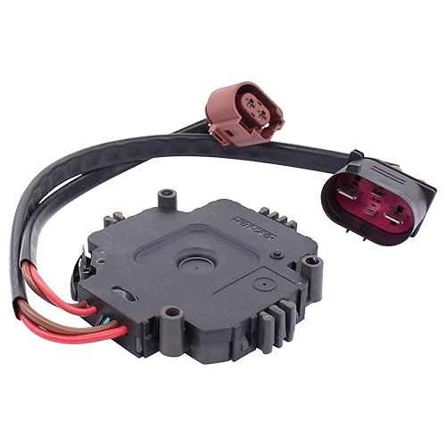 NewYall 1K0959455 Engine Radiator Cooling Fan Control Module for Audi ...