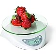 Amazon.com: Taylor Digital Kitchen Scale with Glass Platform, Tare ...