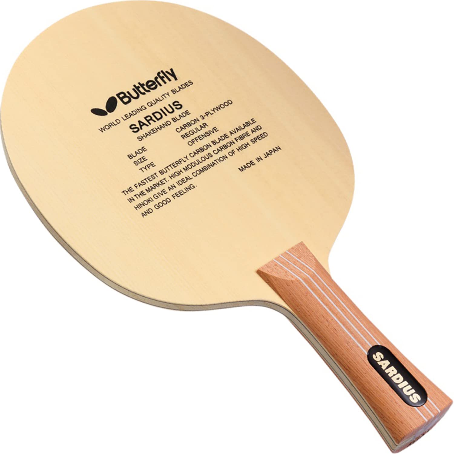 Mua Butterfly Sardius Blade Table Tennis Blade - TAMCA 5000 Carbon Fiber Blade - Sardius Blade ...