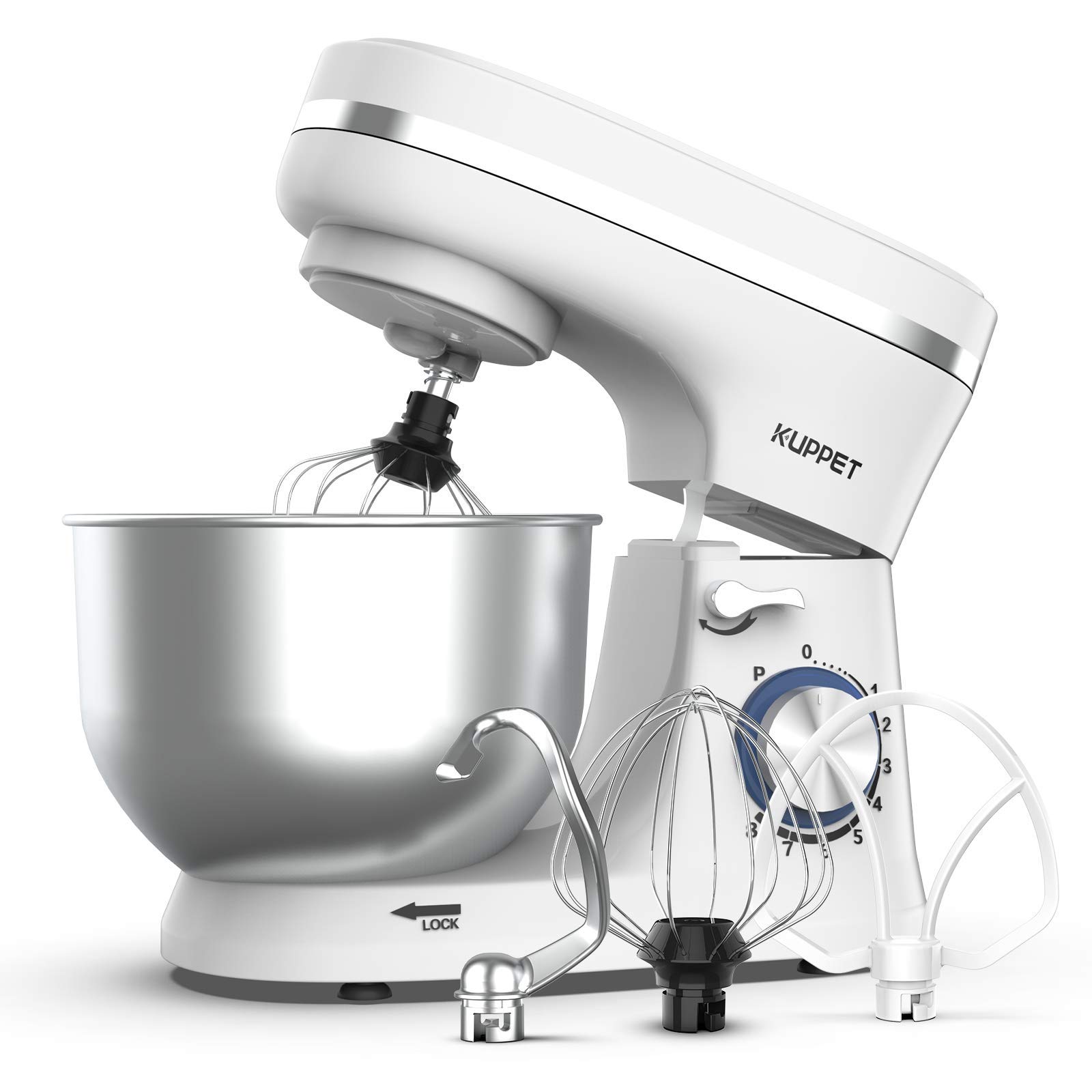 Mua KUPPET Stand Mixer, 8-Speed Tilt-Head Electric Food Stand Mixer ...