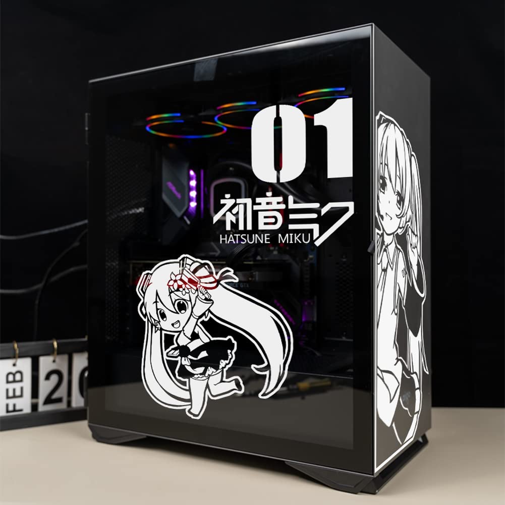 Mua Anime Stickers for PC Case, Vinyl Decor Decal for ATX Mid Tower ...