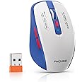 Amazon.com: FMOUSE Wireless Mouse (Bluetooth & 2.4GHz USB) with Forward/Backward Side Keys ...