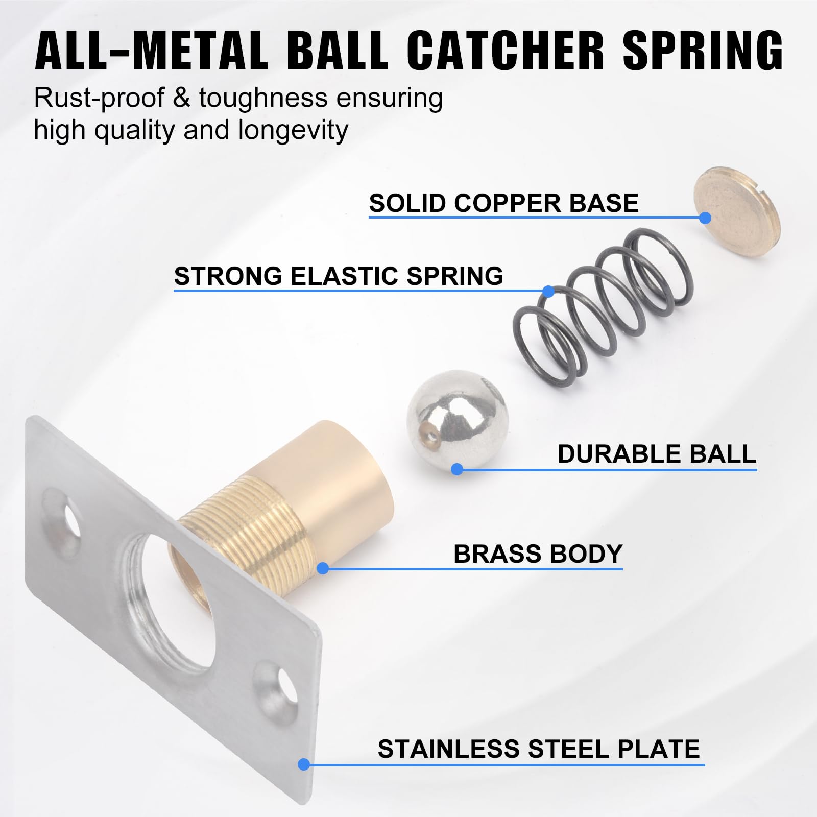 Spring For Closet Door Top Ball Catch Spring Adjustable Closet Ball ...