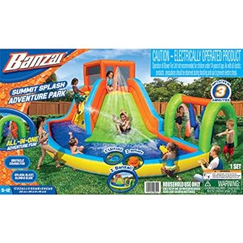 Amazon.com: Bestway H2OGO! Turbo Splash Water Zone Mega Water Park ...