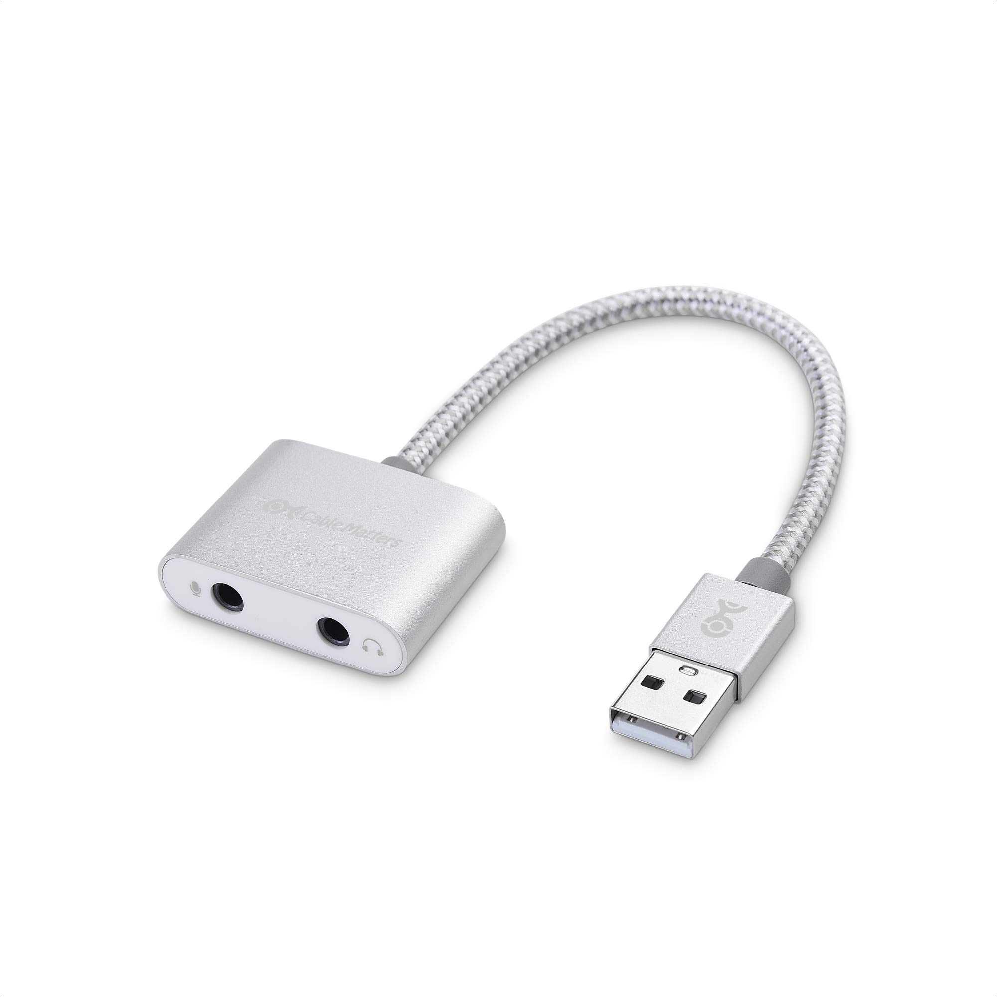 Mua Cable Matters Premium Braided USB Audio Adapter Sound Card with 3 ...
