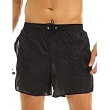 Mendove Men's Fashionable Transparent Waterproof Beach Shorts Swim ...