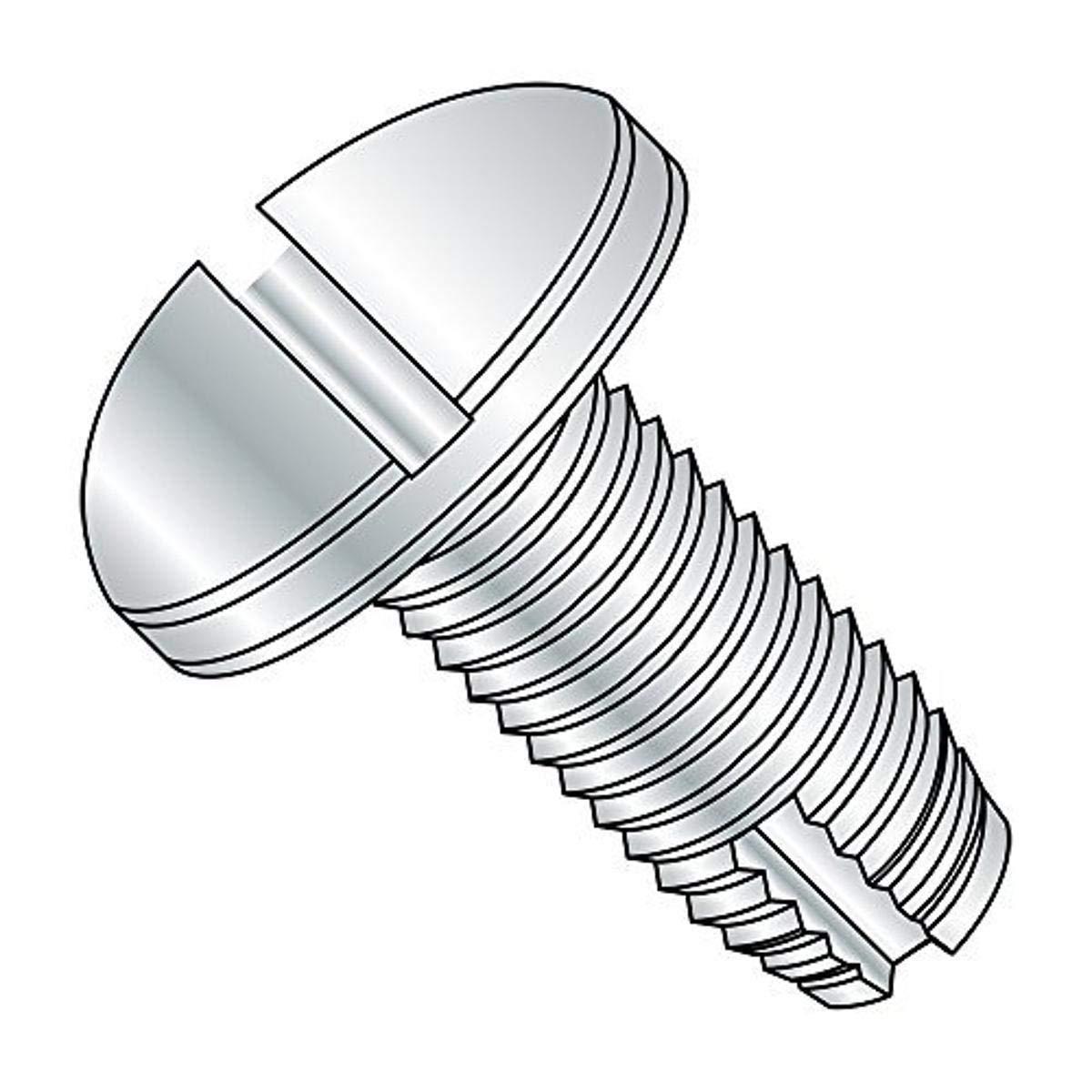 pan-head-4-40-thread-size-steel-thread-cutting-screw-zinc-plated