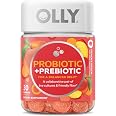 OLLY Probiotic + Prebiotic Gummy, Digestive Support and Gut Health, 500 ...