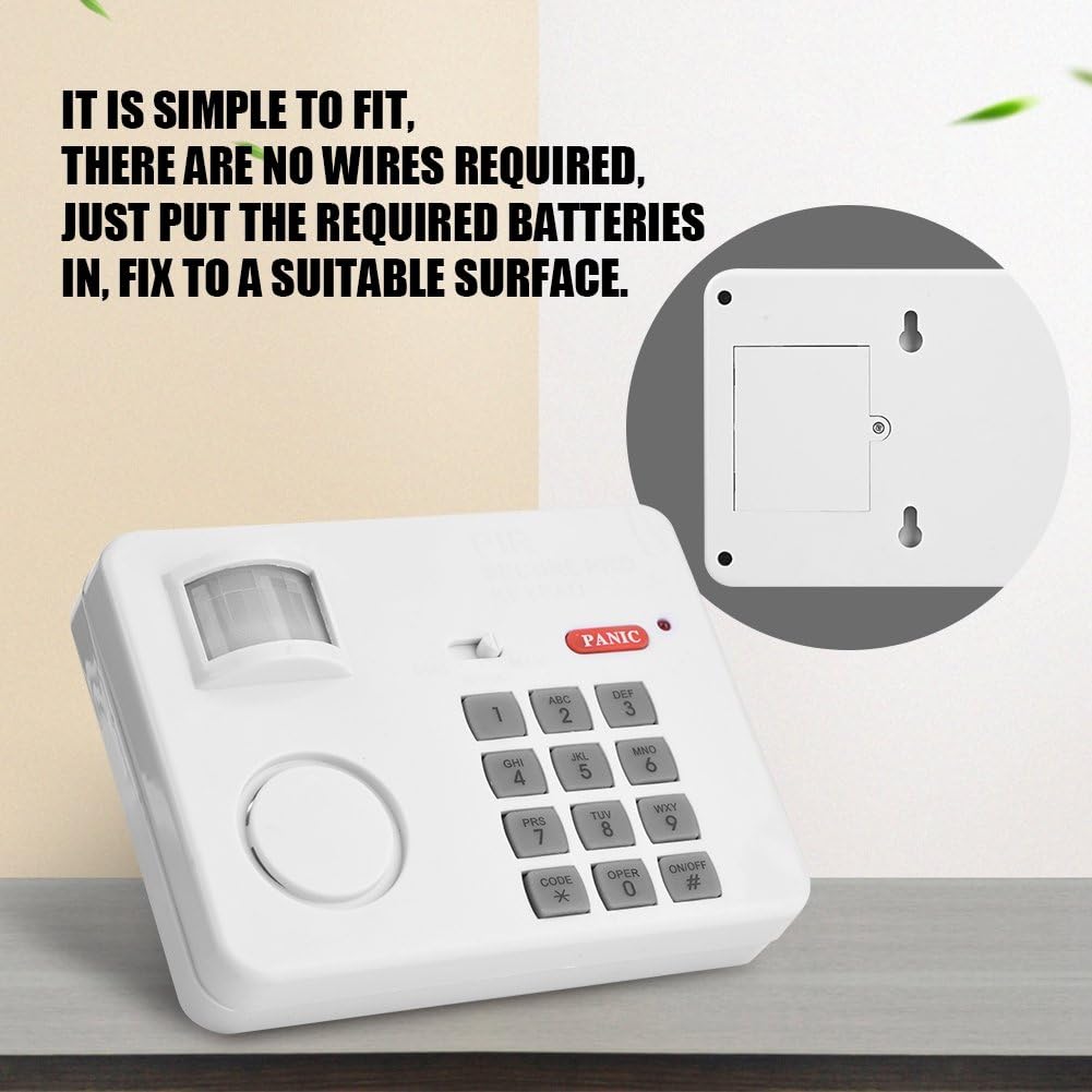 Wireless Security Keypad Alarm Motion Sensor Alarm Password Home ...