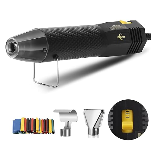 Mini Heat Gun with 6.56FT Long Cable, CUBEWAY 350W Dual-Temp 392~662°F ...