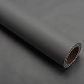 VEELIKE 15.7''x354'' Thick Grey Wallpaper Peel and Stick for Bedroom ...