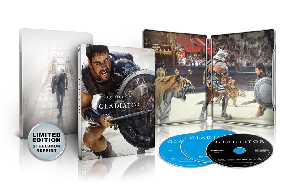 Mua Gladiator [4K UHD STEELBOOK + Blu-Ray + Digital Copy] Gladiator [4K UHD STEELBOOK + Blu-Ray ...