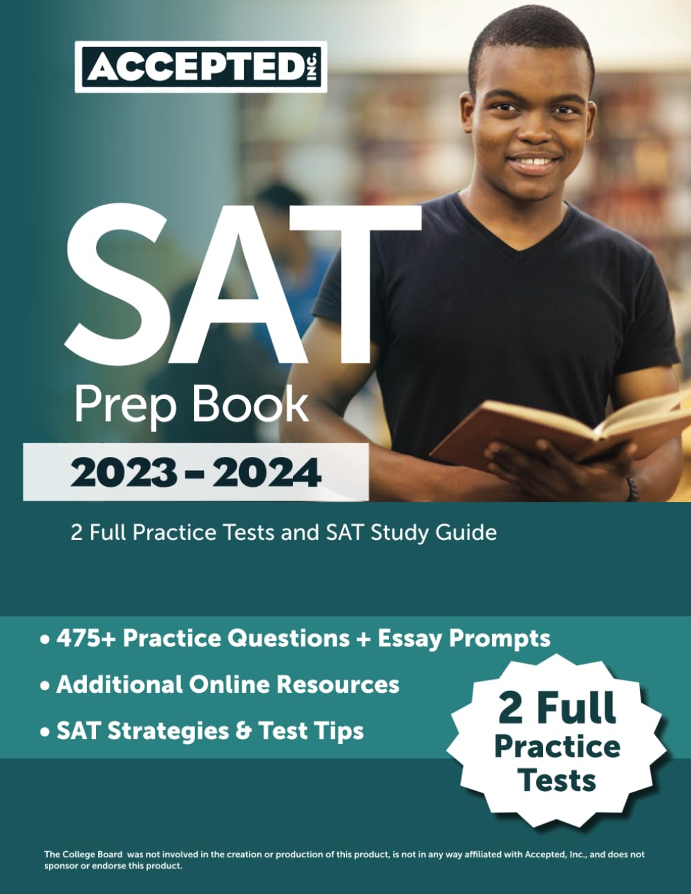Mua SAT Prep Book 2023-2024: 2 Full Practice Tests and SAT Study Guide ...