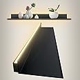 Amazon.com: SLVUAFRN Floating Display Shelf with Built-in Illuminated LED Light and Transformer ...