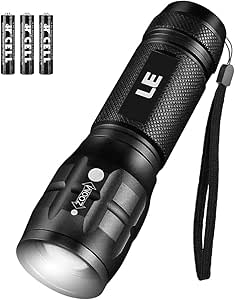 LE Mini Tactical Flashlight, Small and Super Bright Waterproof CREE ...