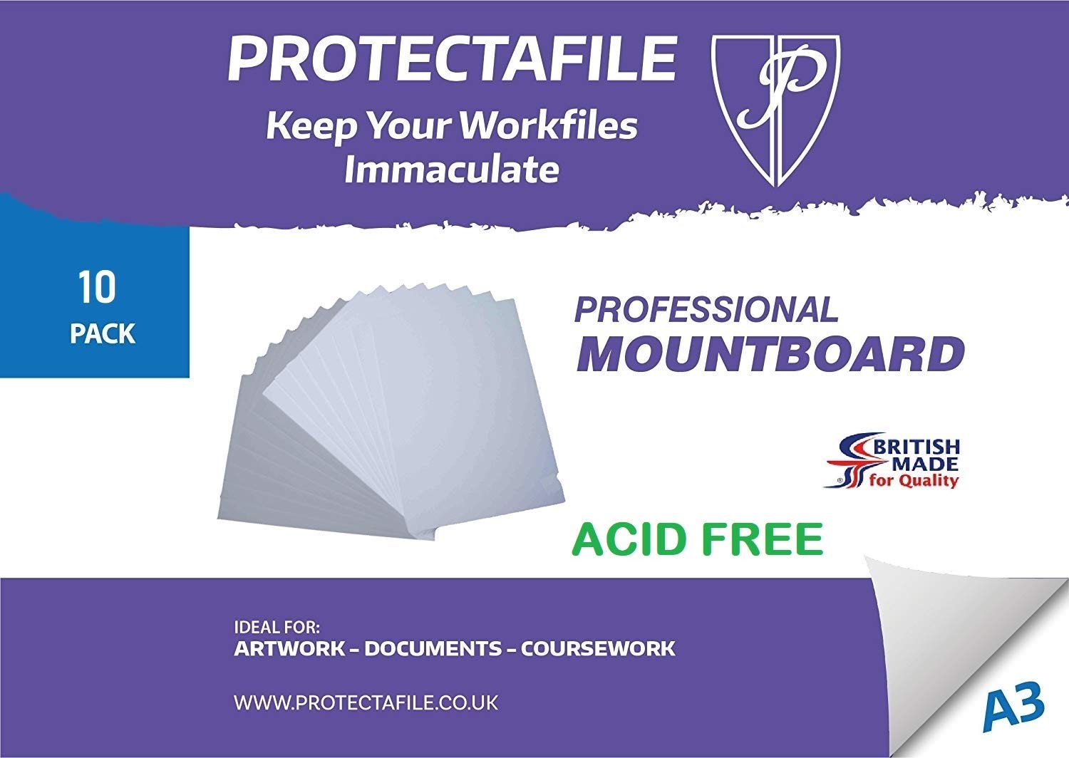 Daler - Rowney Studland A1 Mount Board - Grey Board (10 Sheets) (A1 ...