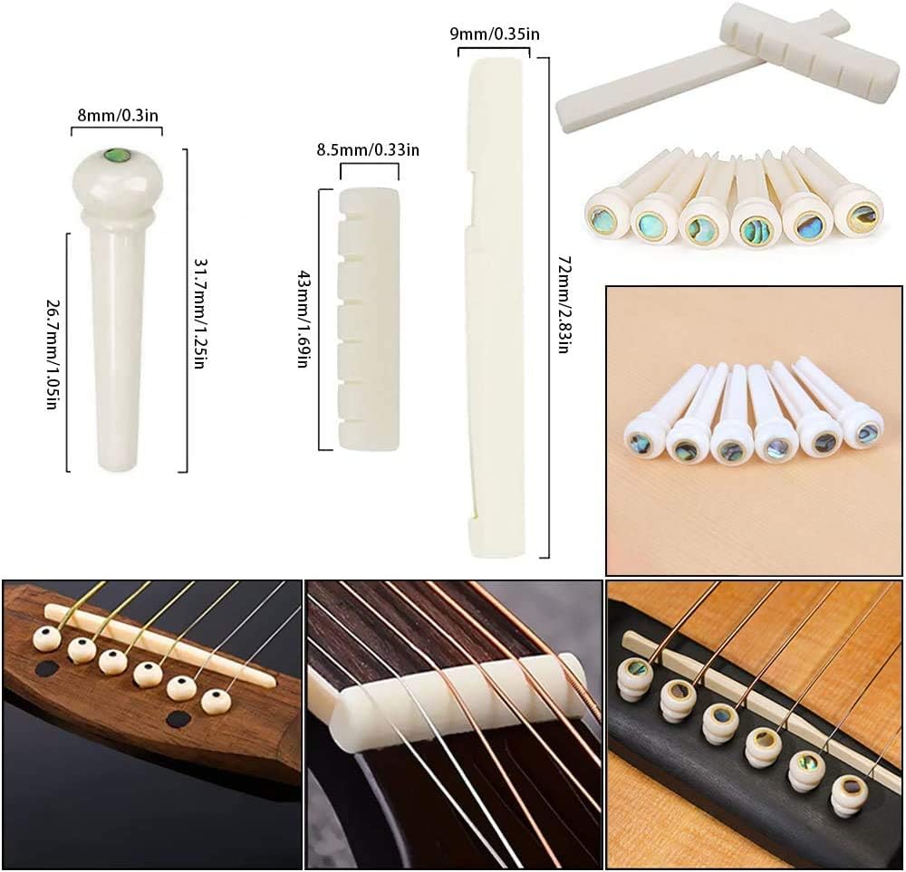 Guitar Accessories Kit Including Understring Radius Gauge, String ...