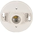 Satco 90-445 Terminal Keyless Glazed Porcelain Ceiling Receptacle ...