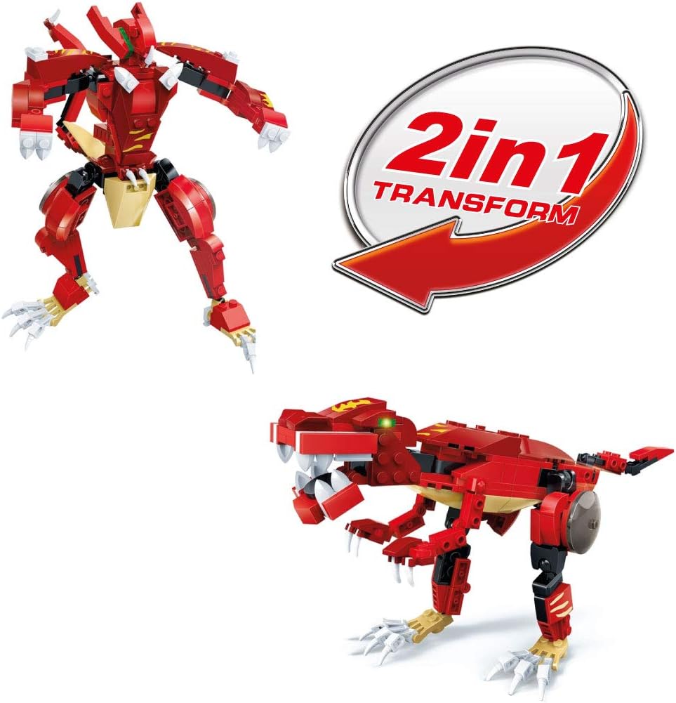 Transformers bricks construction kit. 225 pieces for assembling a robot ...